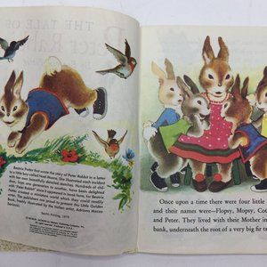 Golden Press | Toys | Vintage A Little Golden Book Peter Rabbit By ...